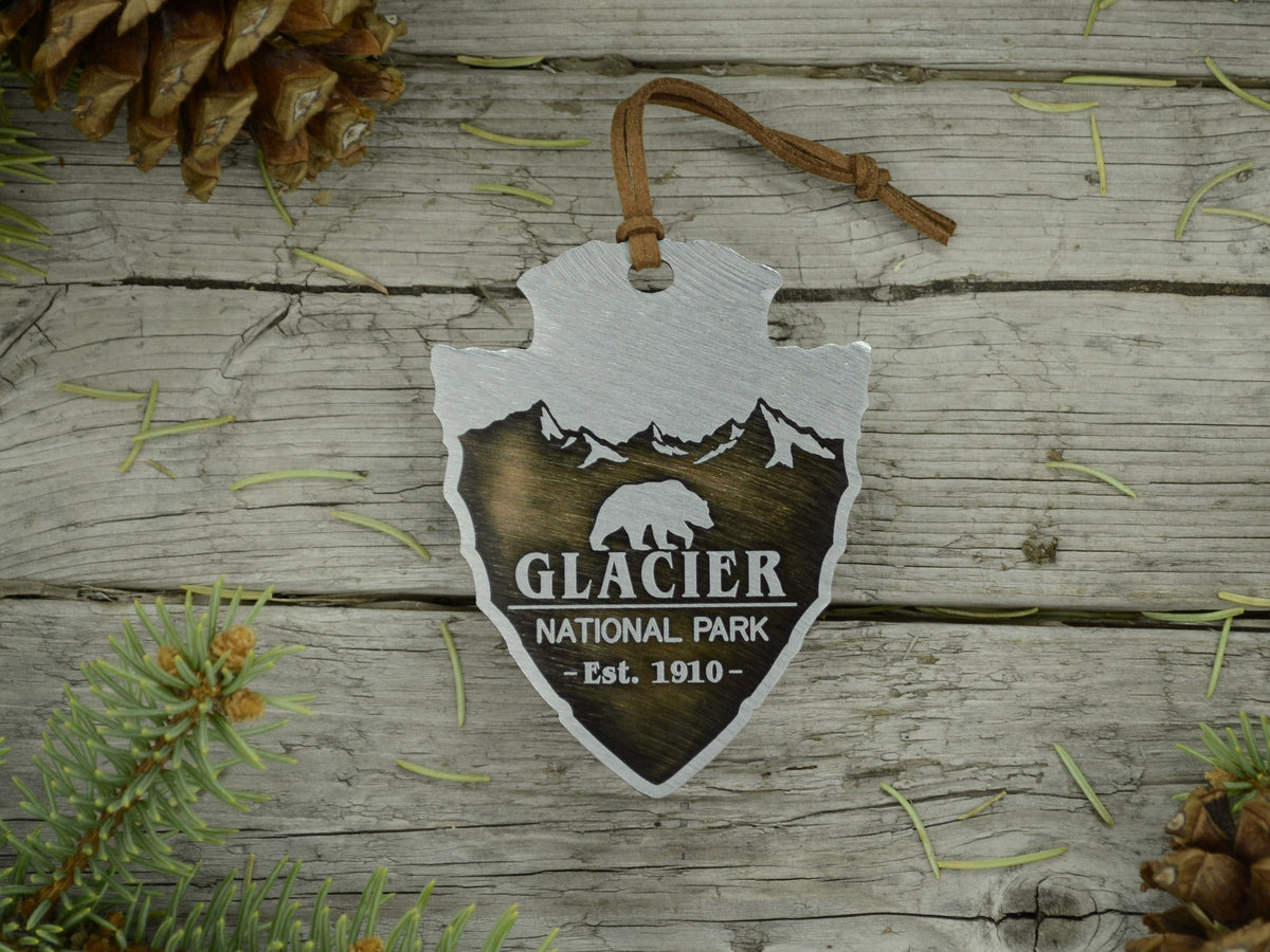 Glacier Arrowhead Ornament | Blue Moose Metals